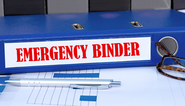 Important Items to Have in Your Emergency Binder | United Way of ...